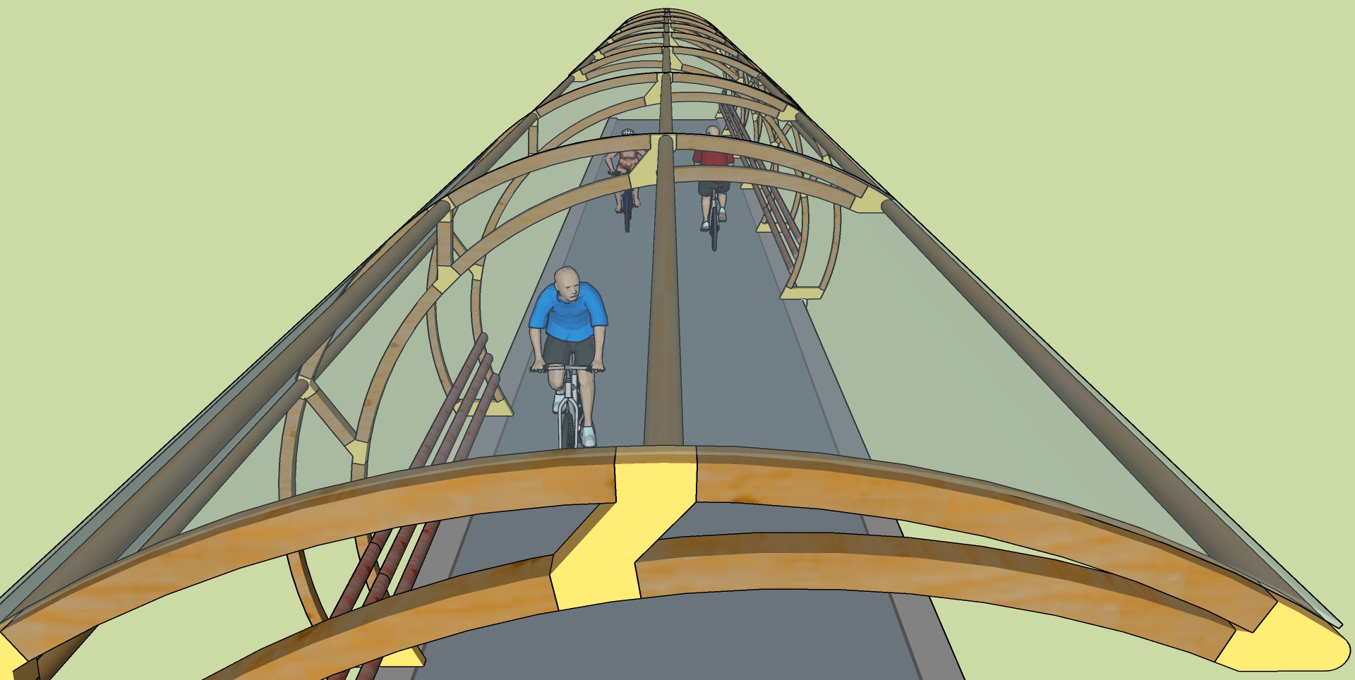 Sheltered bike paths - urban mobility | Bambutec International