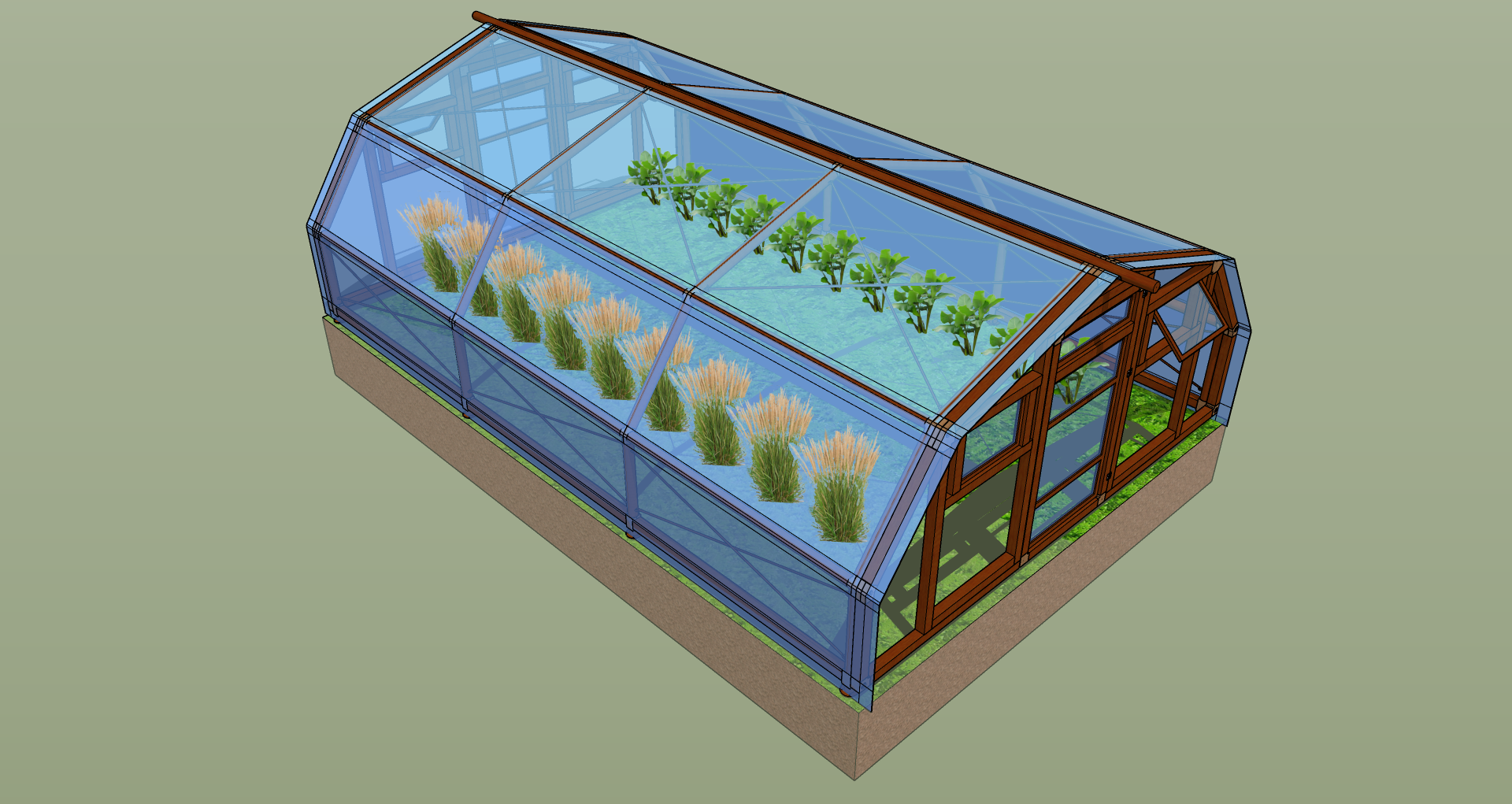 Modular wooden greenhouse | Bambutec International
